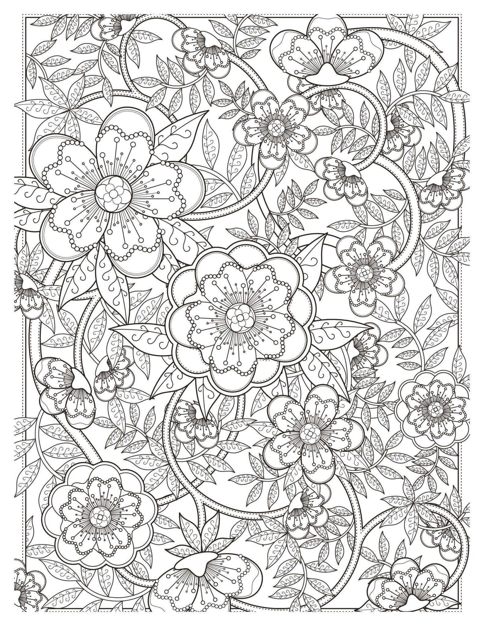 Spirited Spring Coloring Pages | Fresh Designs for Creative Fun