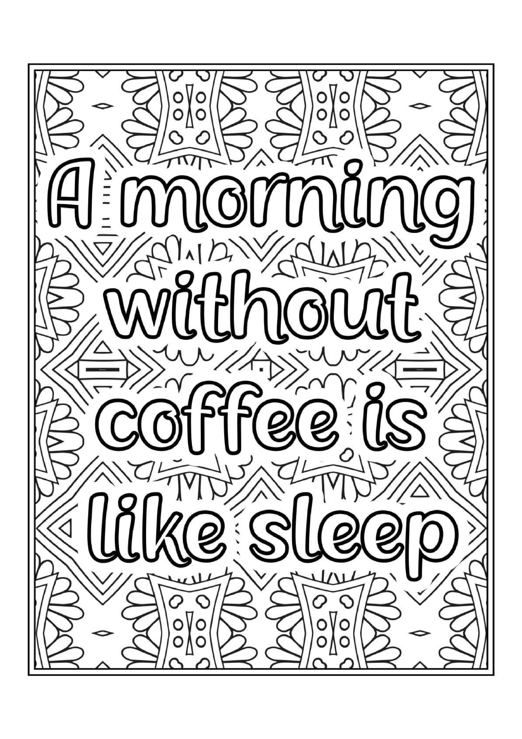 Inspirational Quote Coloring Pages | Relaxation and Motivation