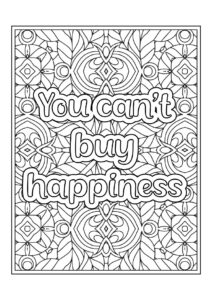 Inspirational Quote Coloring Pages | Relaxation and Motivation