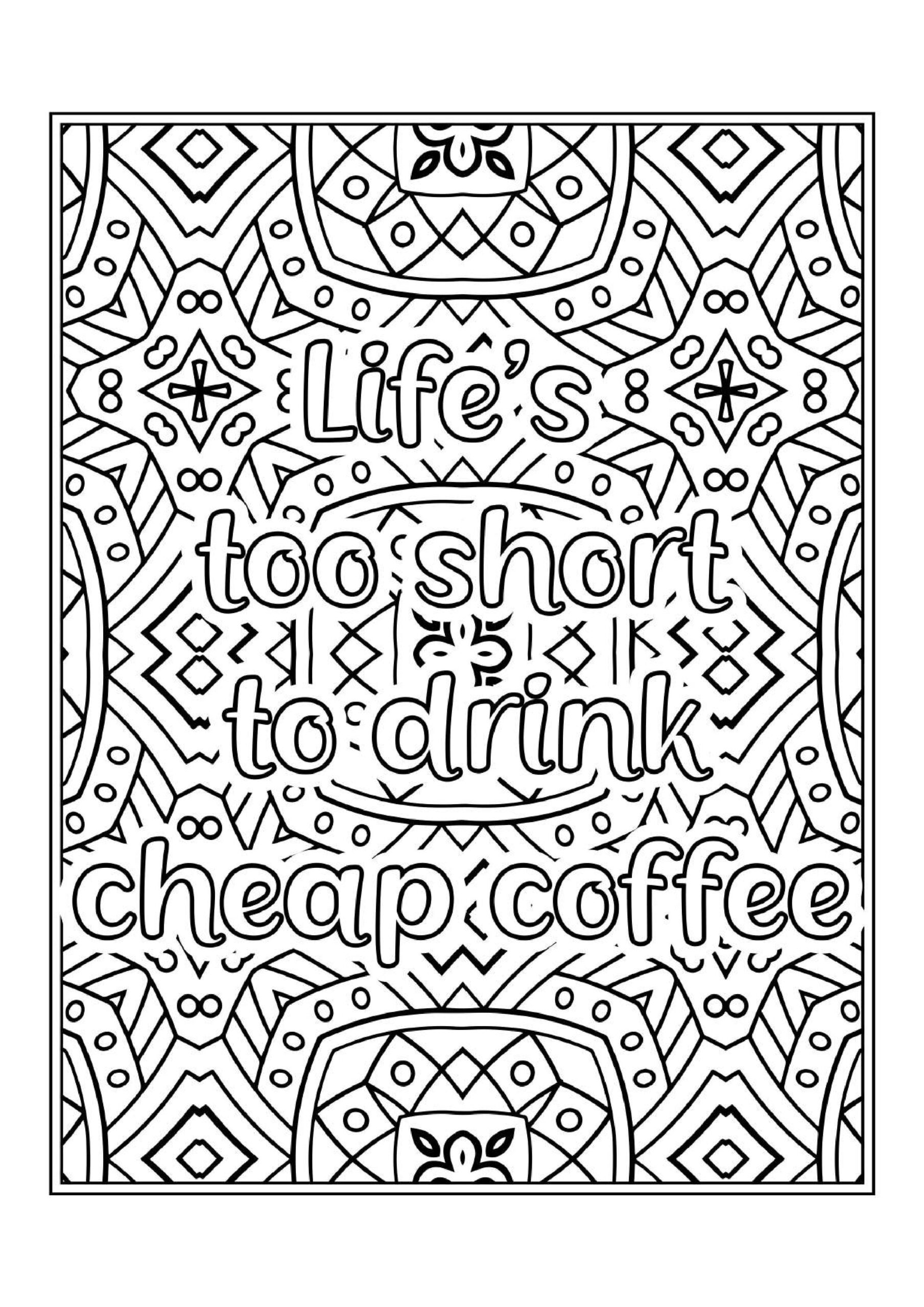 Inspirational Quote Coloring Pages | Relaxation and Motivation