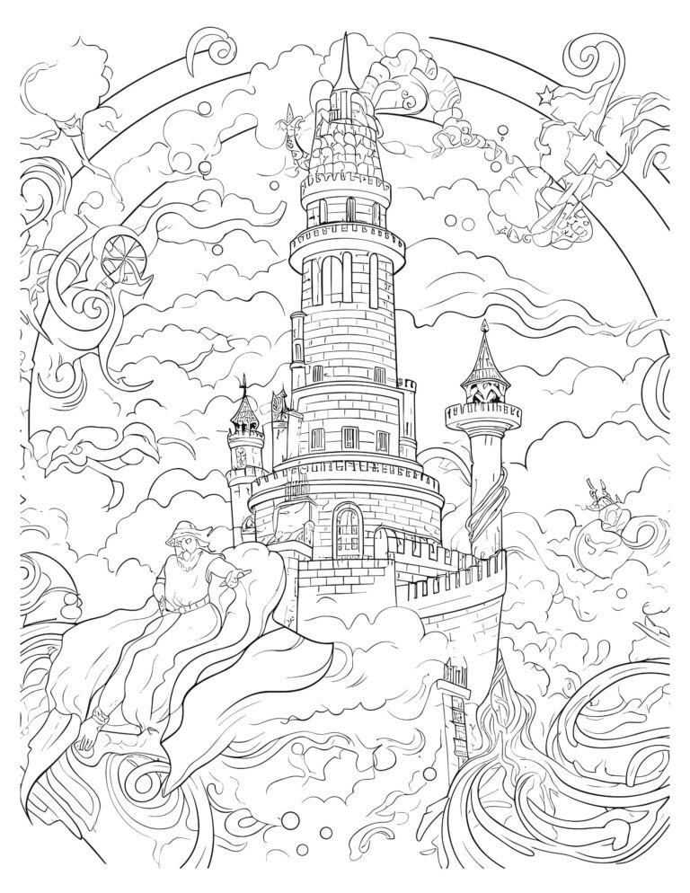 Magical Castle Coloring Pages: Enchanting Printable Sheets