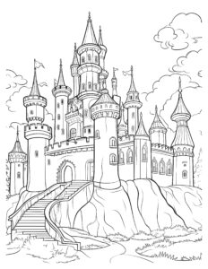 Magical Castle Coloring Pages: Enchanting Printable Sheets