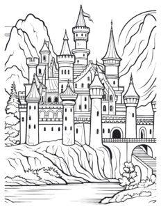 Magical Castle Coloring Pages: Enchanting Printable Sheets