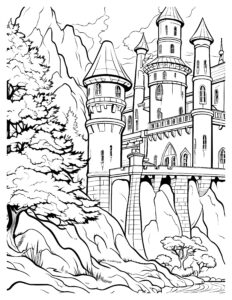 Magical Castle Coloring Pages: Enchanting Printable Sheets