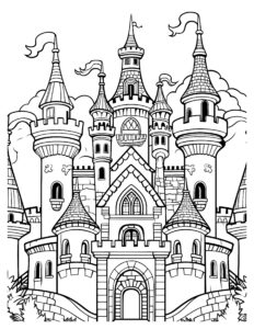 Magical Castle Coloring Pages: Enchanting Printable Sheets