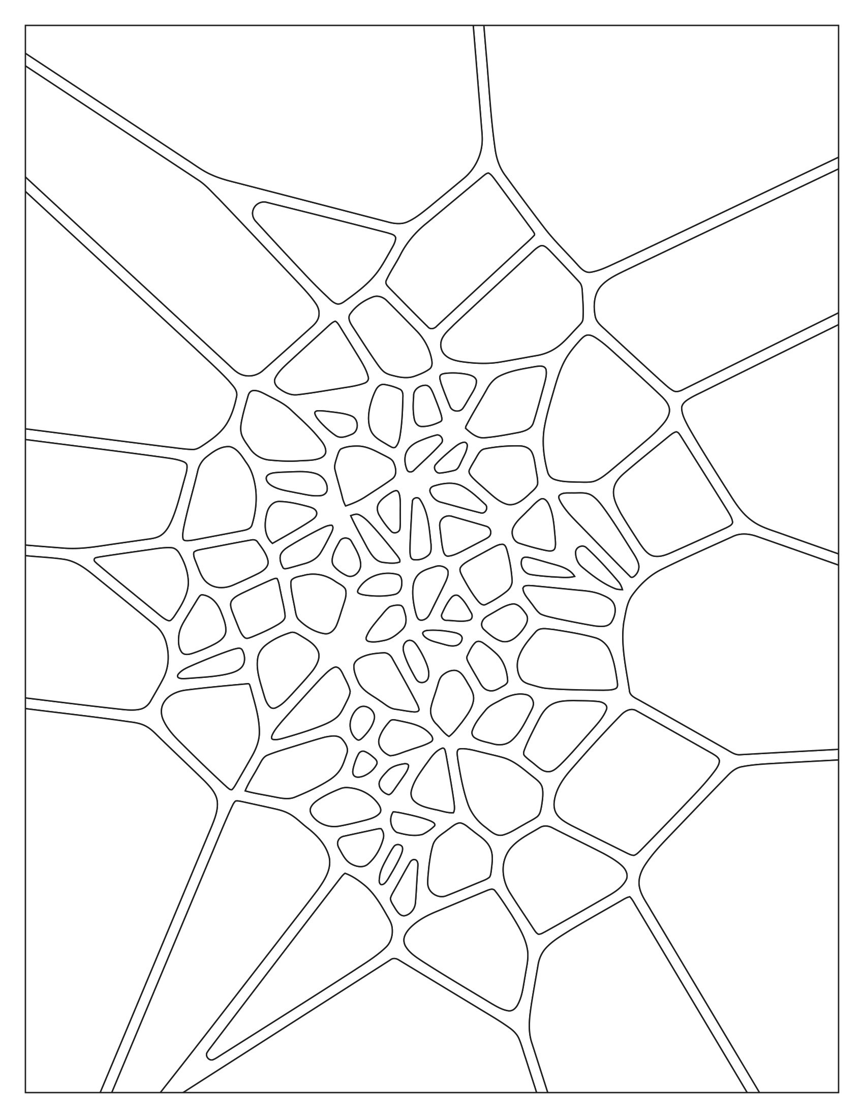 Mosaic Marvel Coloring Pages | Dive into Intricate Designs