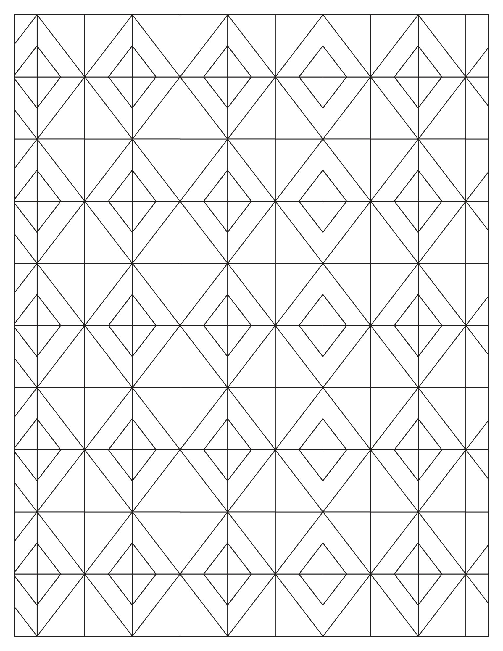 Mosaic Marvel Coloring Pages | Dive into Intricate Designs