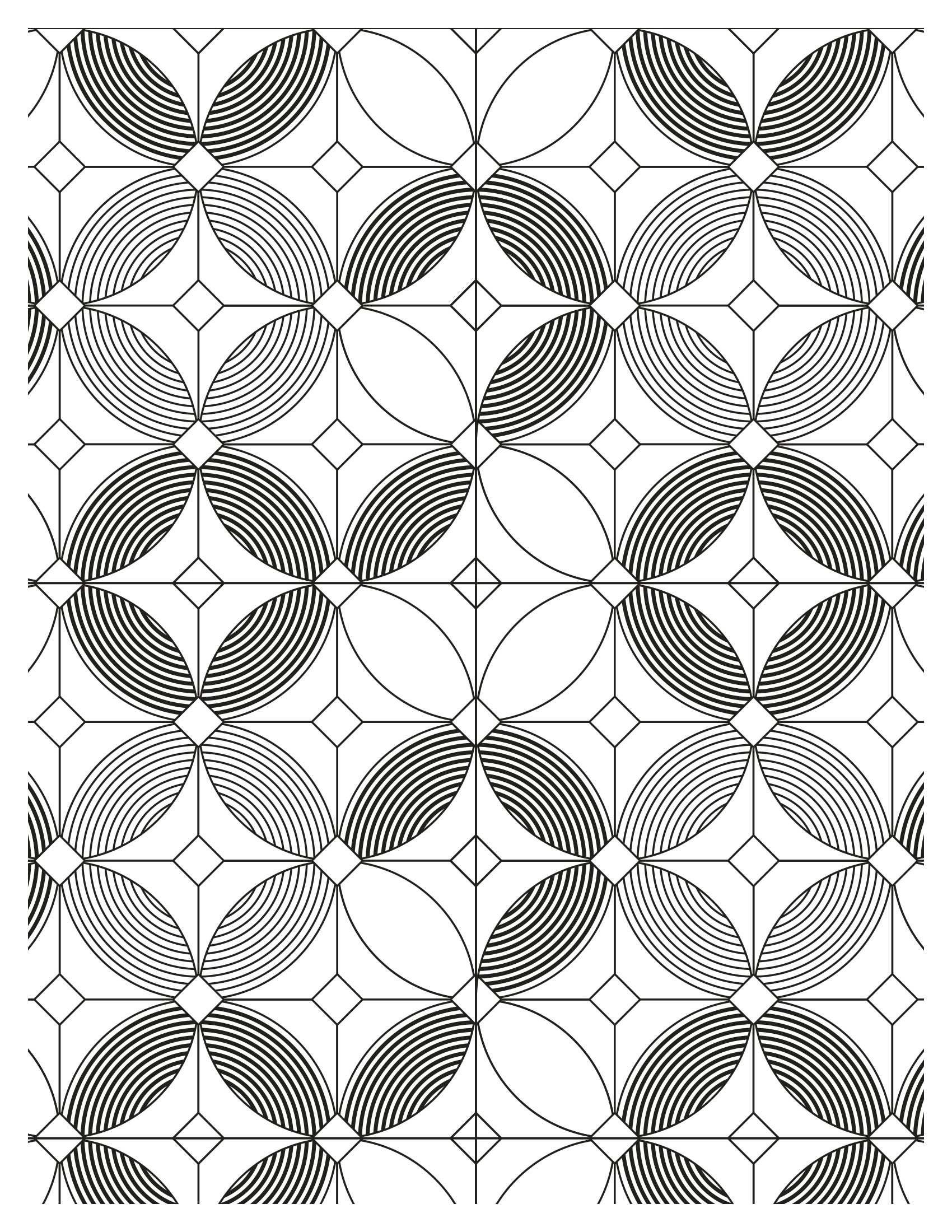 Mosaic Marvel Coloring Pages | Dive into Intricate Designs