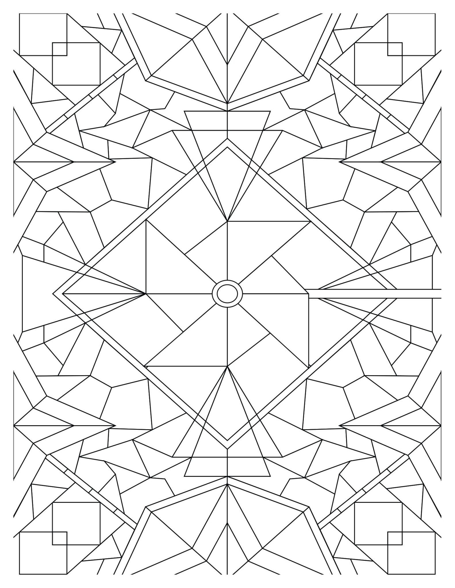 Mosaic Marvel Coloring Pages | Dive into Intricate Designs