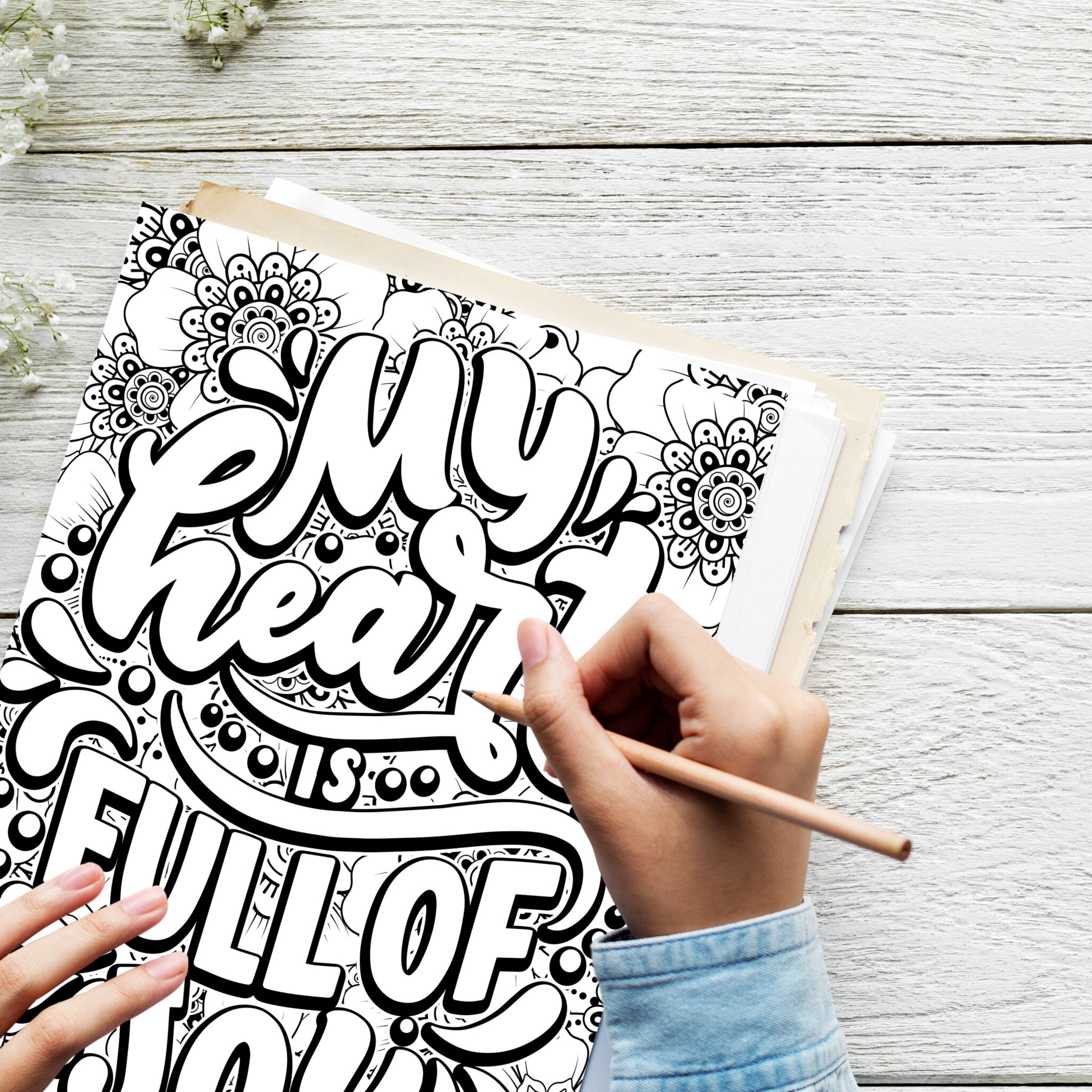 Inspirational Quote Coloring Pages | Relaxation and Motivation