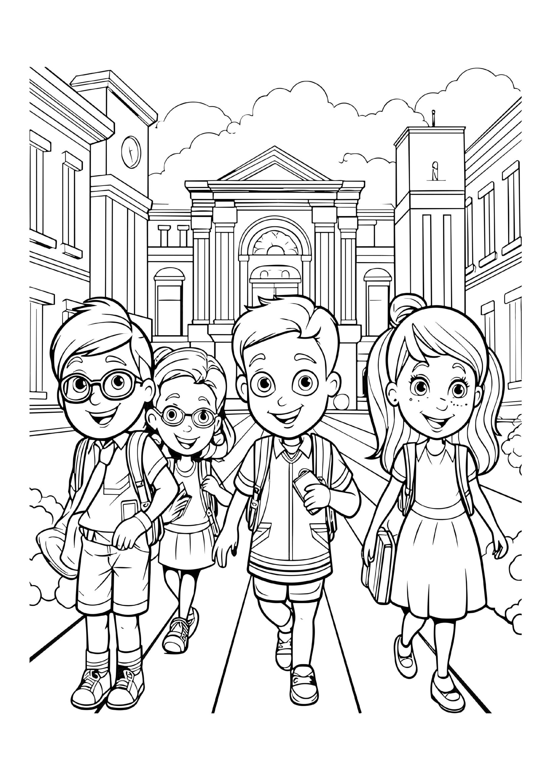 Back to School Coloring Pages: Fun Learning Activities for Kids