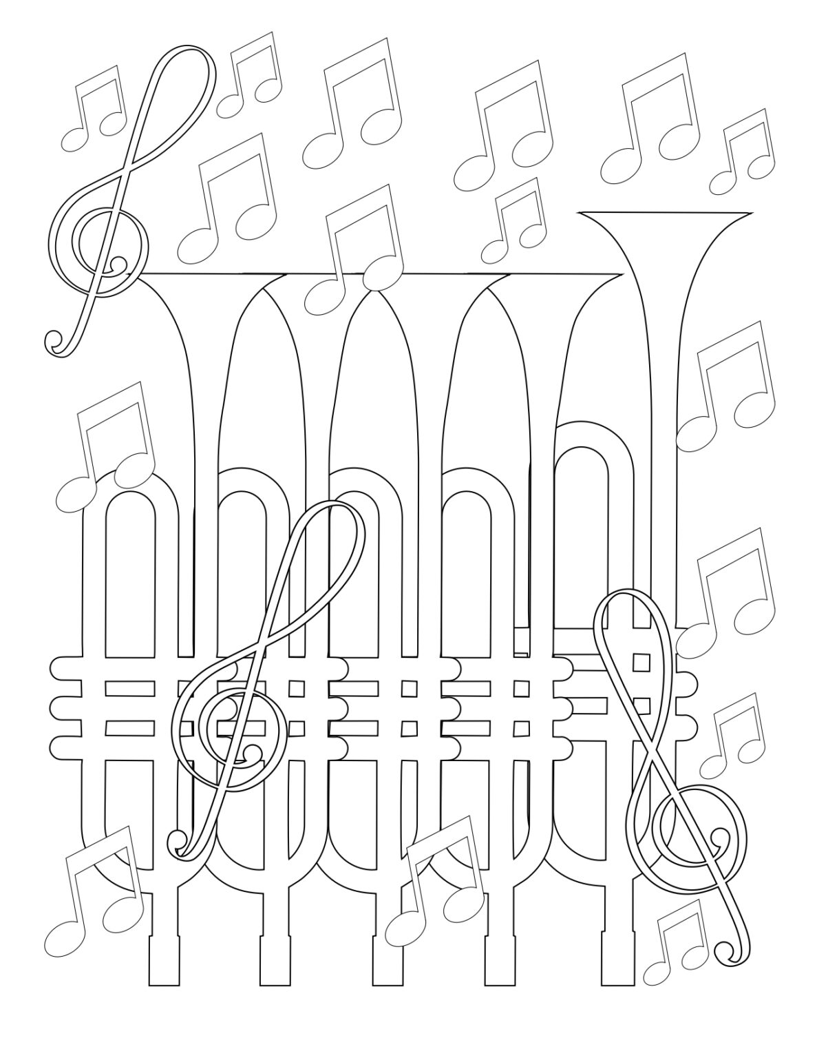 Jazz Inspirations Coloring Pages: Explore Musical Art