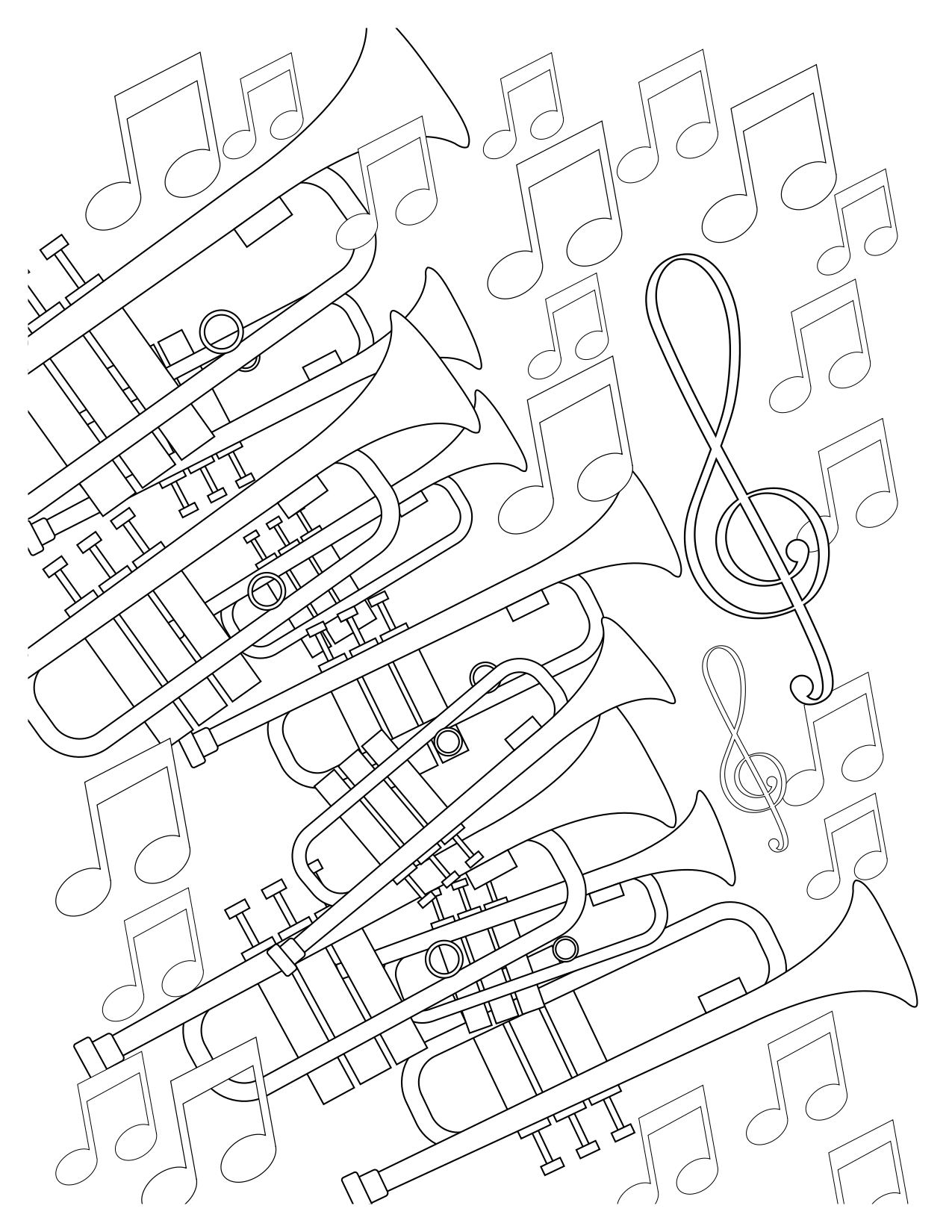 Jazz Inspirations Coloring Pages: Explore Musical Art