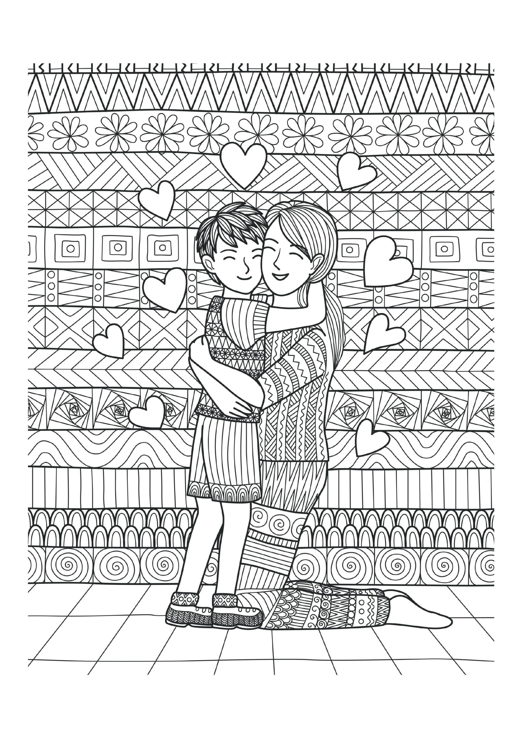 Blissful Scenes Coloring Pages: Serenity in Every Stroke
