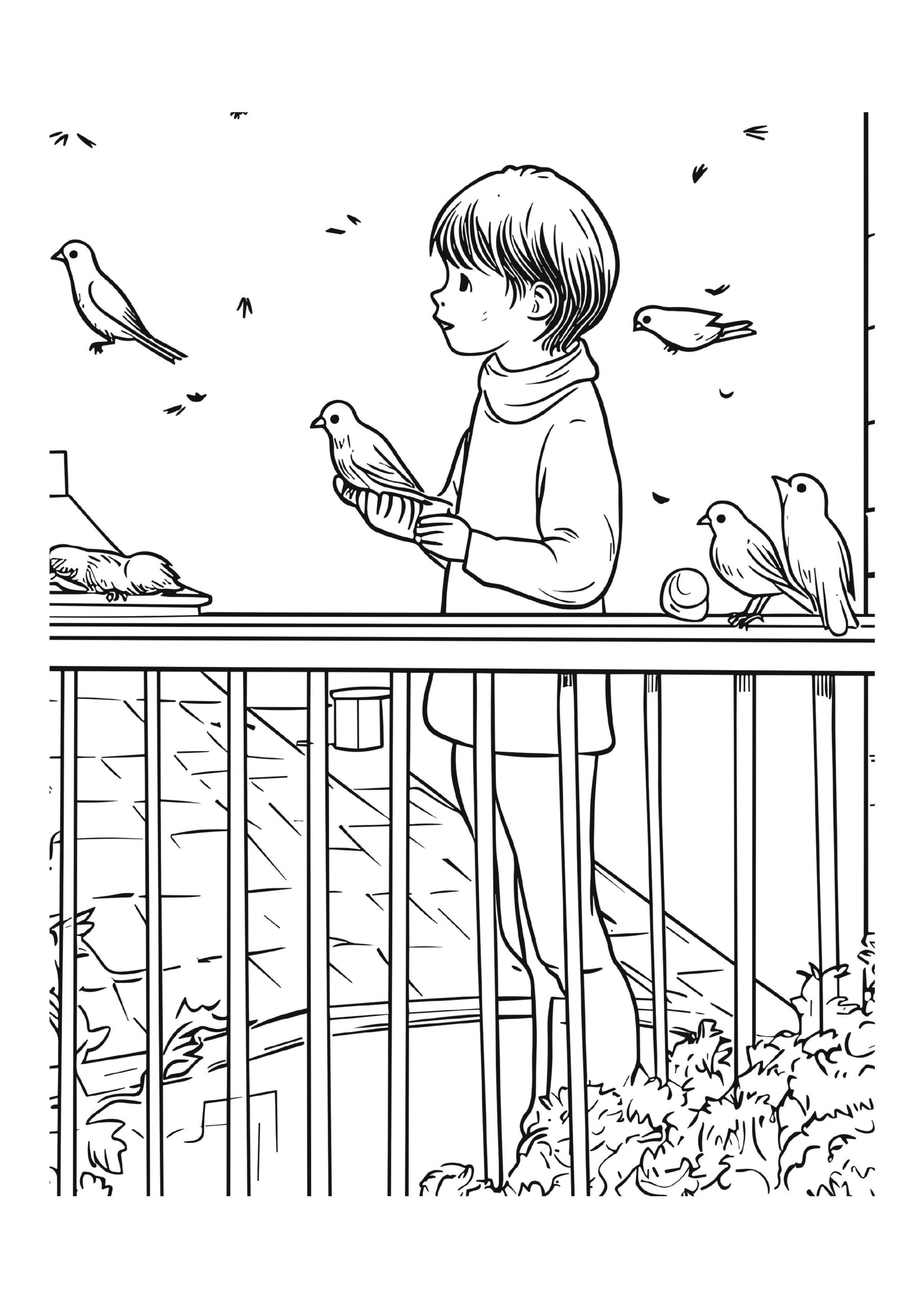 Blissful Scenes Coloring Pages: Serenity in Every Stroke