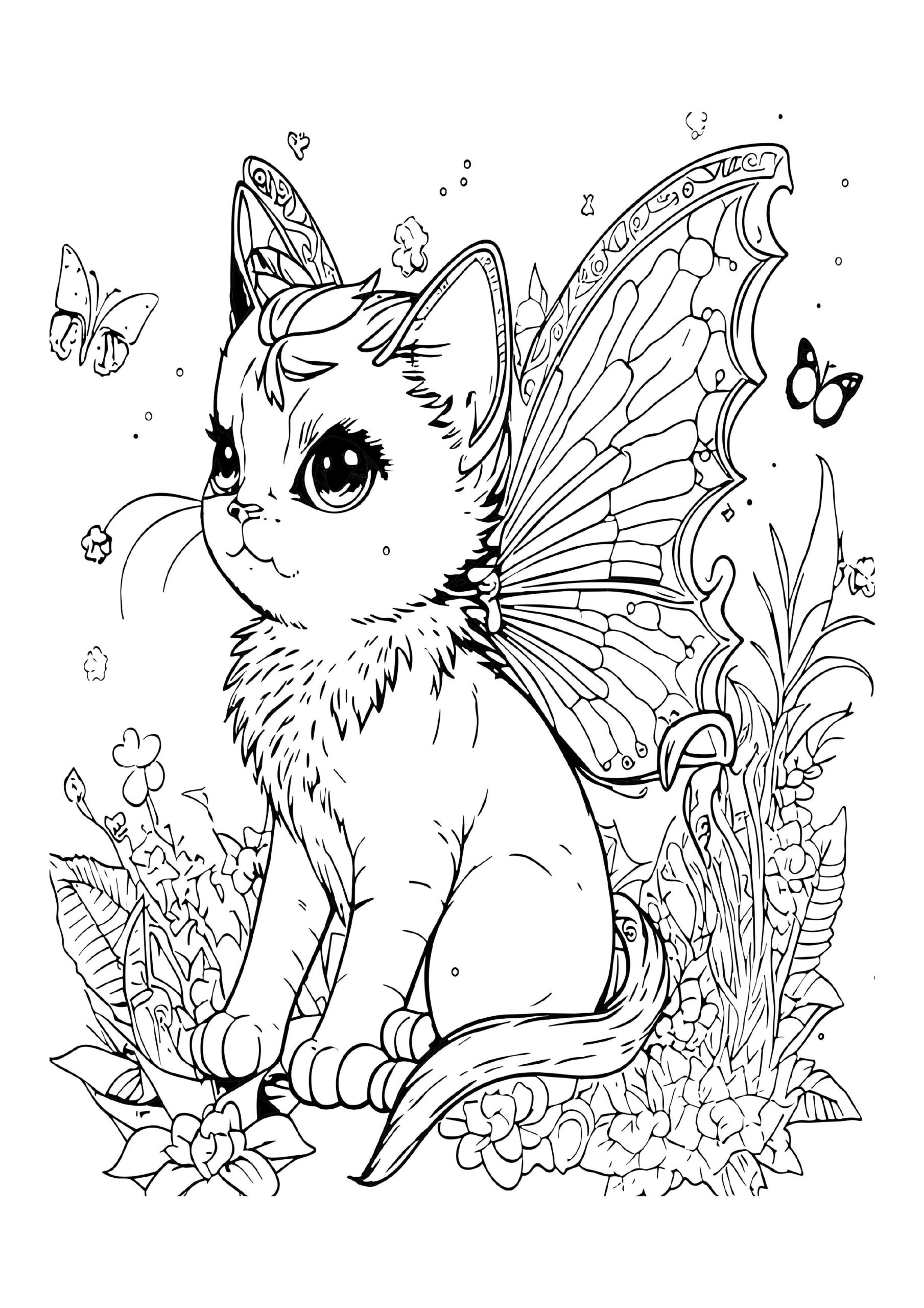 Whimsical Animal Portrait Coloring Pages I Creativity Unleashed