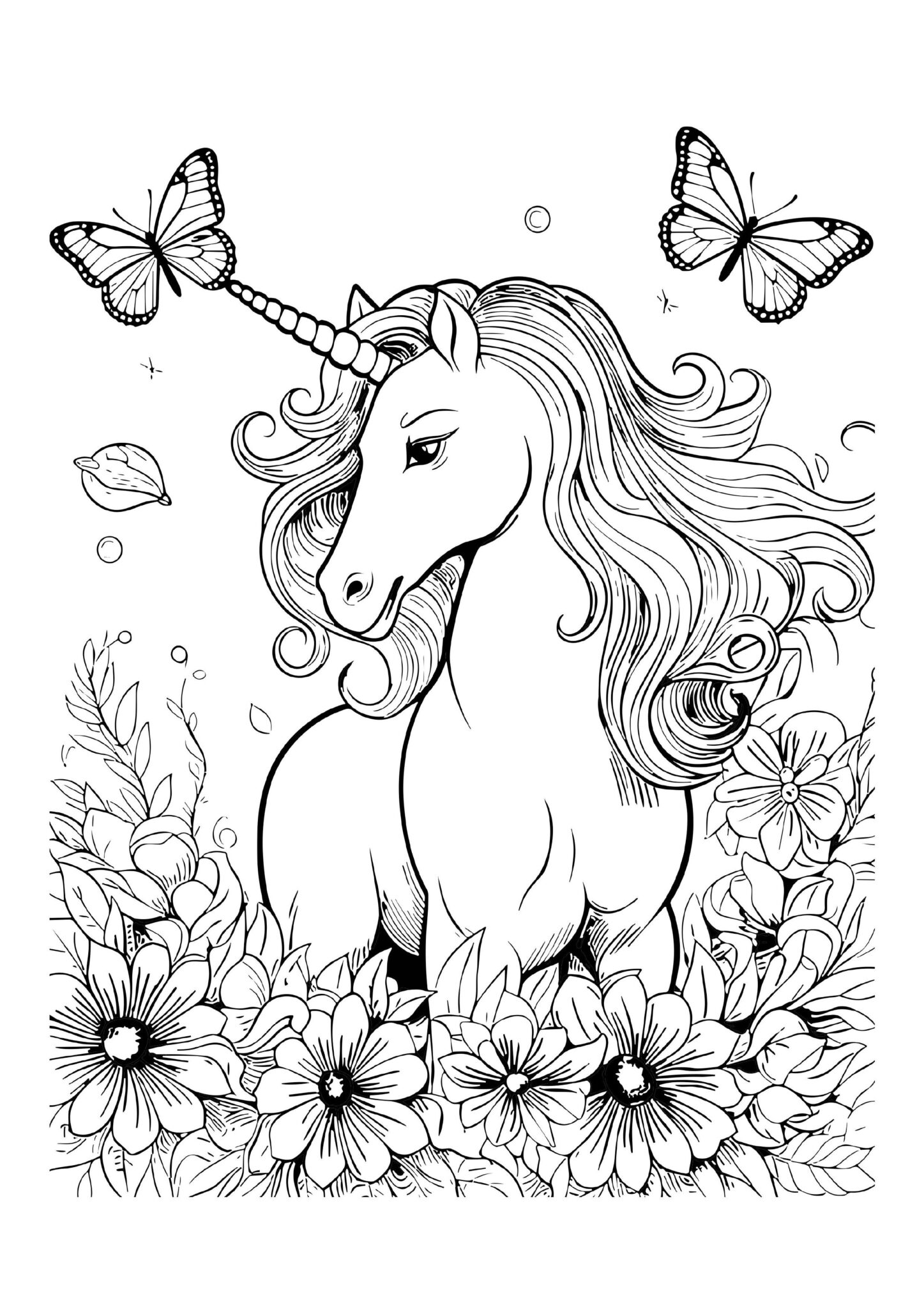 Whimsical Animal Portrait Coloring Pages I Creativity Unleashed