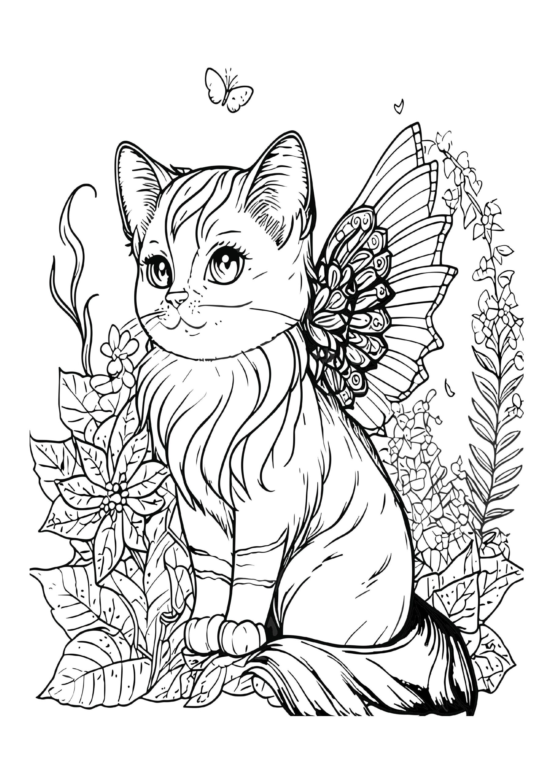 Whimsical Animal Portrait Coloring Pages I Creativity Unleashed