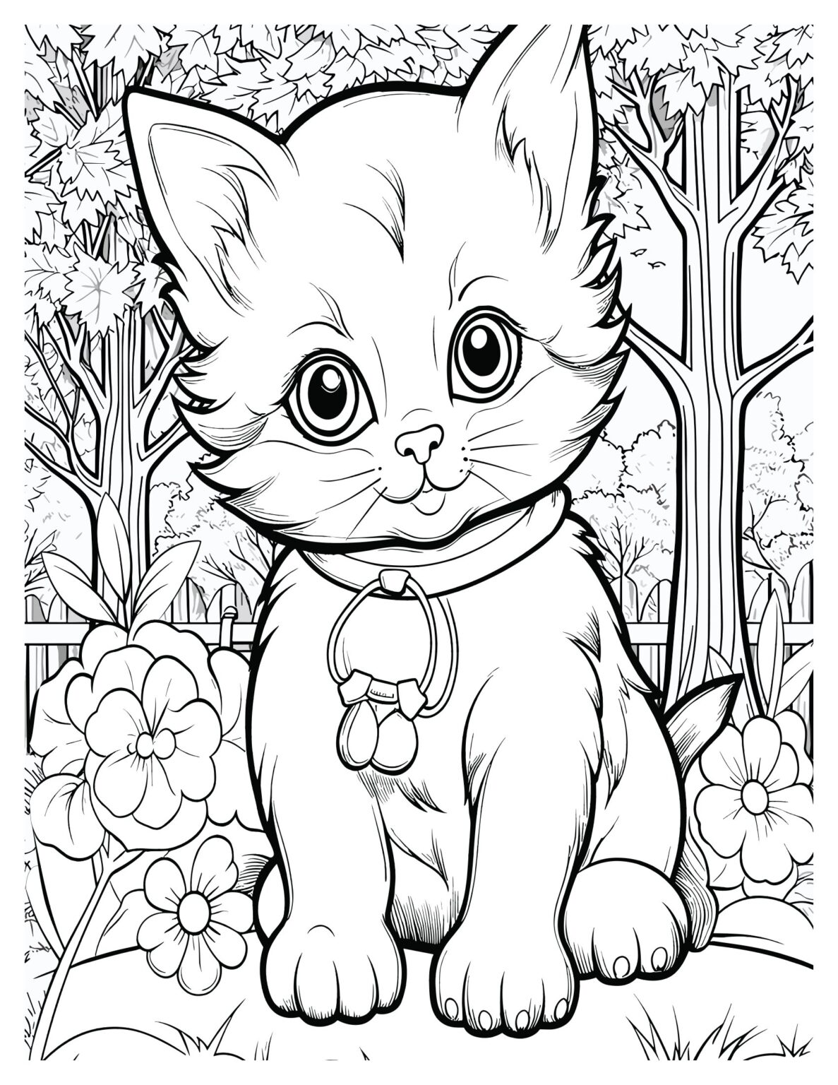 Kittens Galore Coloring Pages: Adorable Designs For Cat Lovers