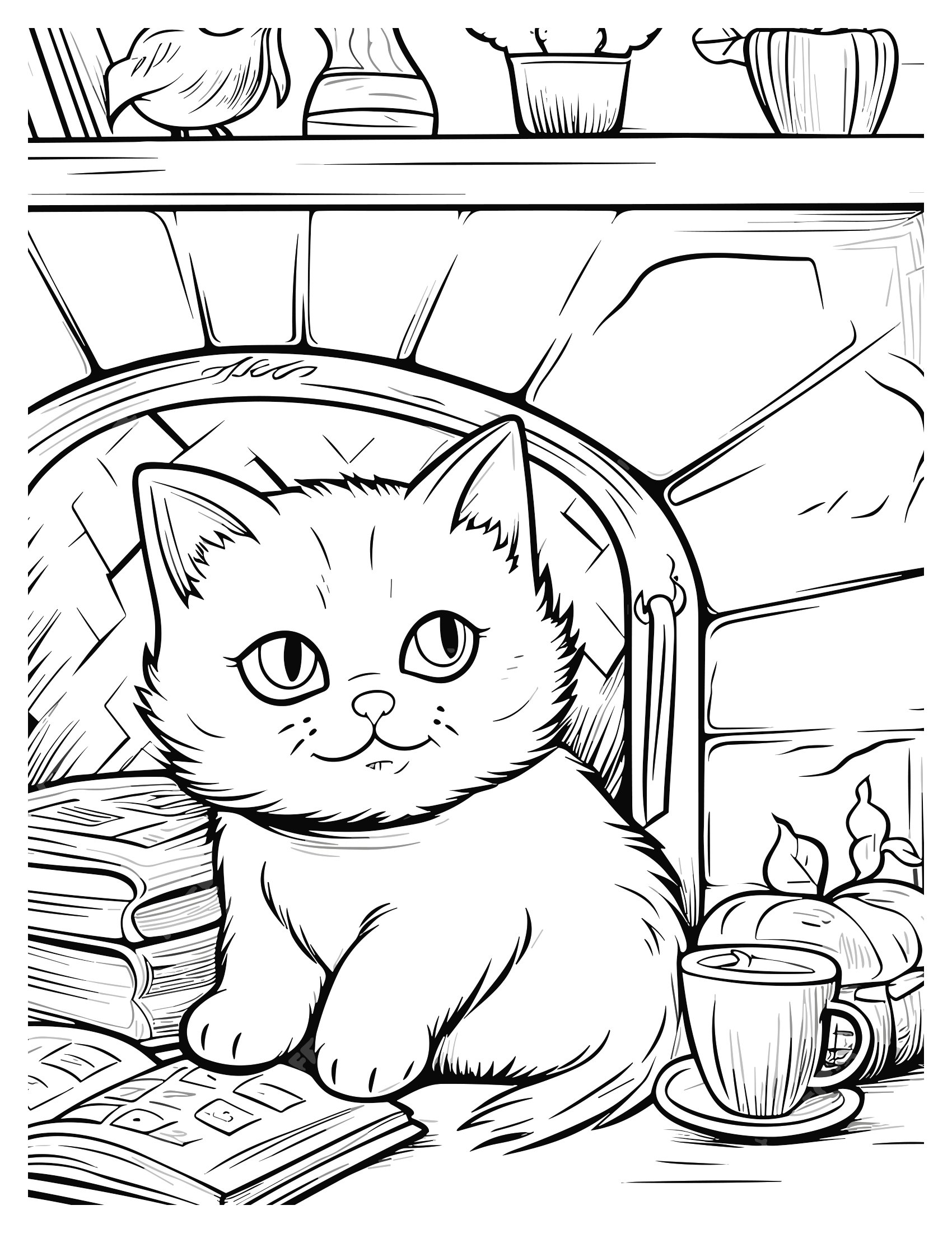 Kittens Galore Coloring Pages: Adorable Designs For Cat Lovers