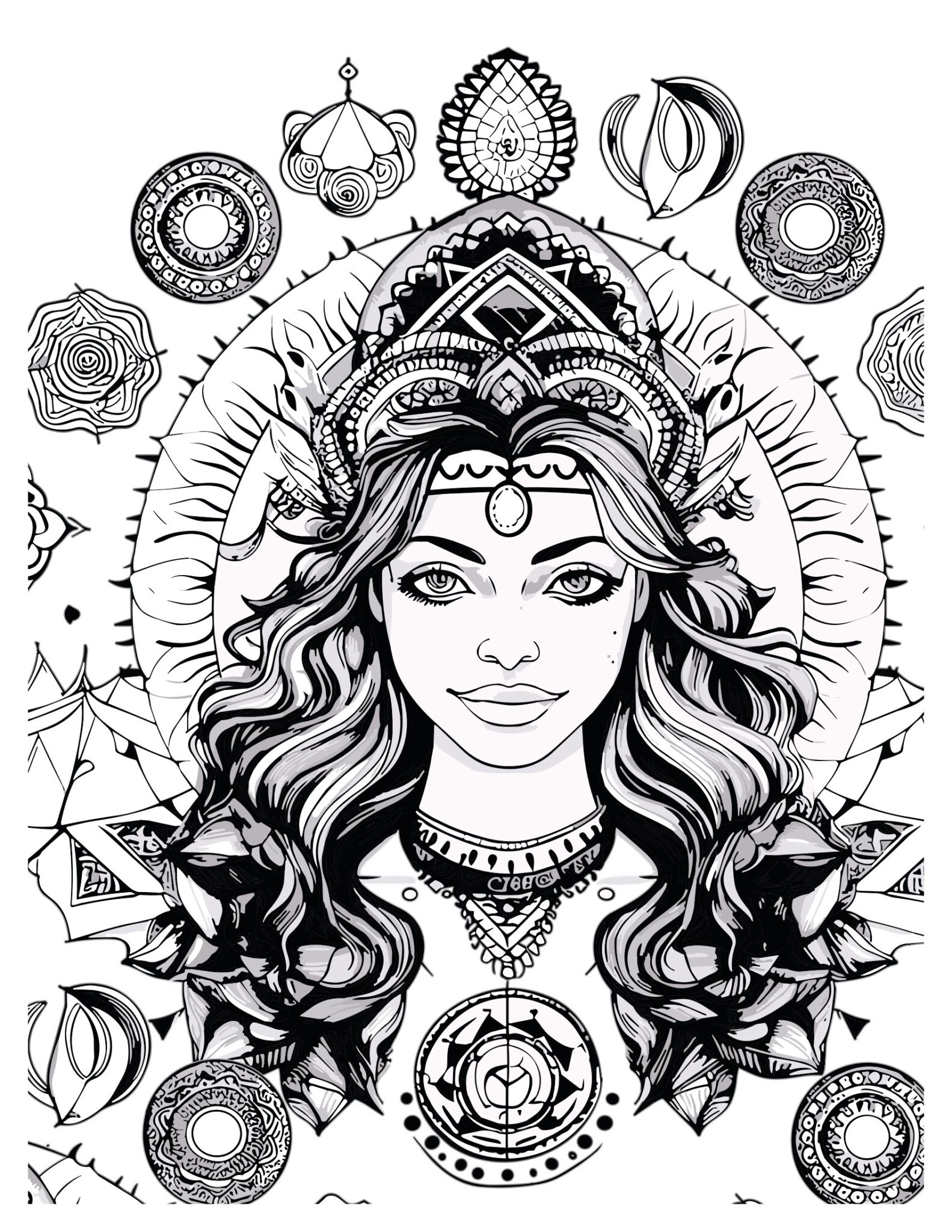 Celestial Harmony Coloring Pages: Explore Cosmic Designs
