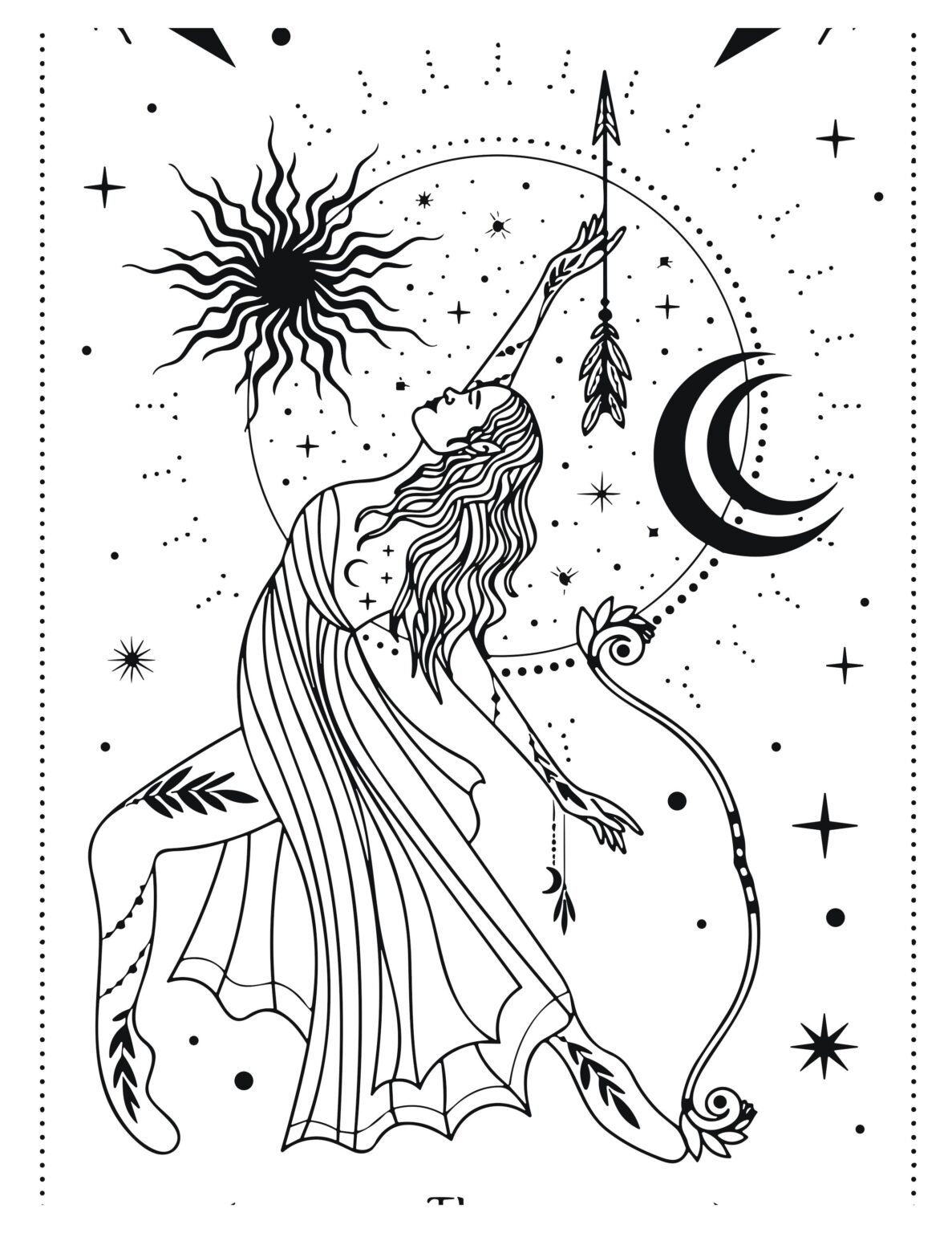 Tarot Magic Coloring Pages I Explore Mystical Worlds