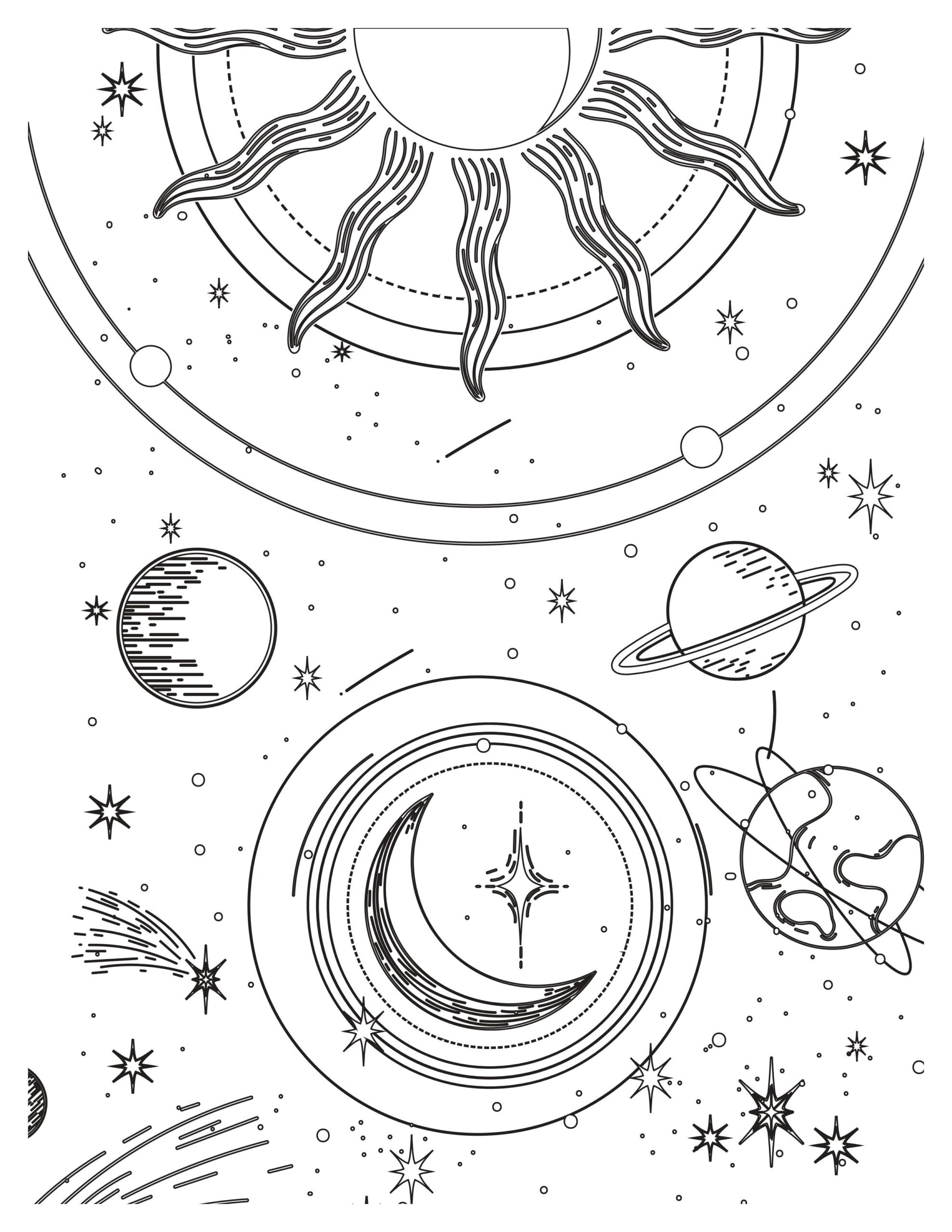 Tarot Magic Coloring Pages I Explore Mystical Worlds
