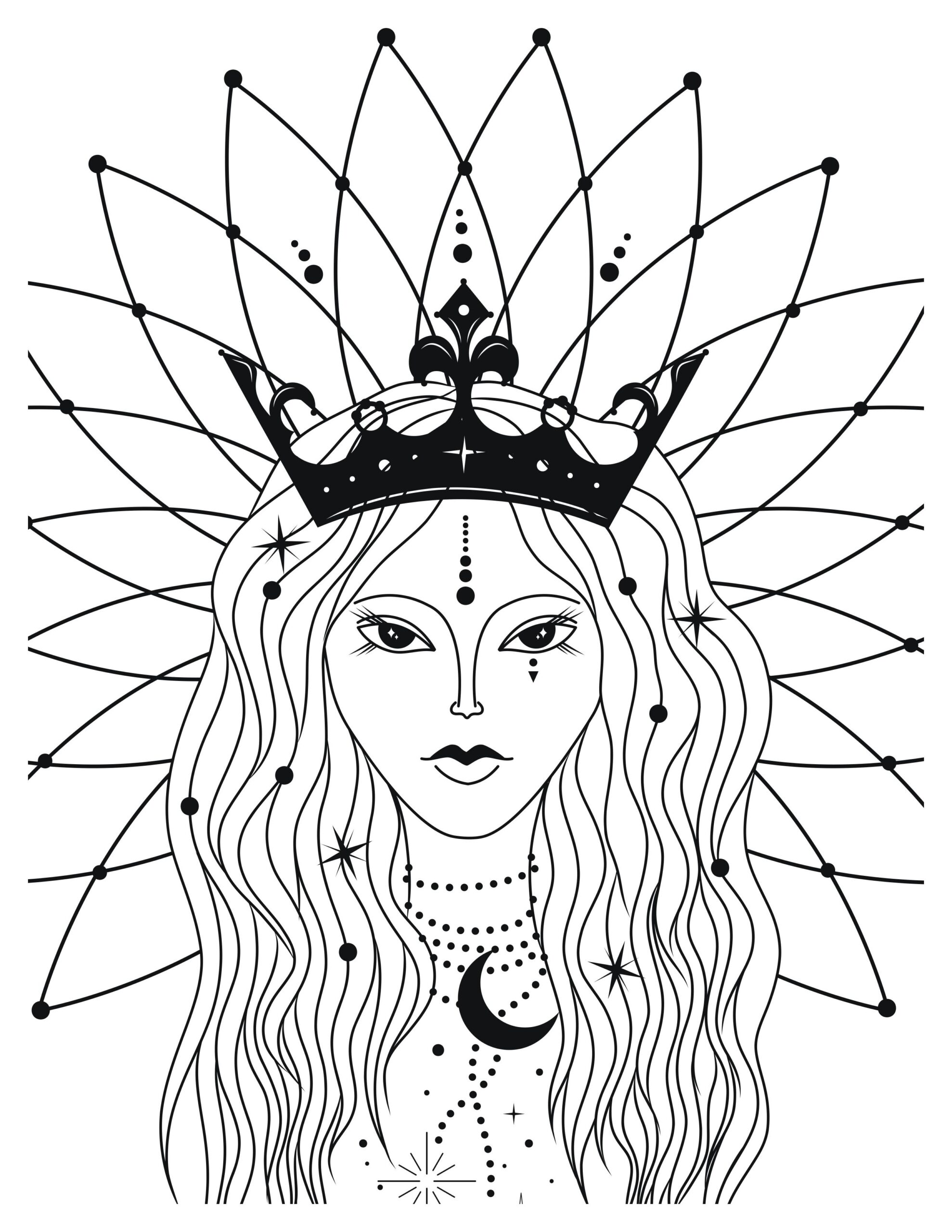Tarot Magic Coloring Pages I Explore Mystical Worlds