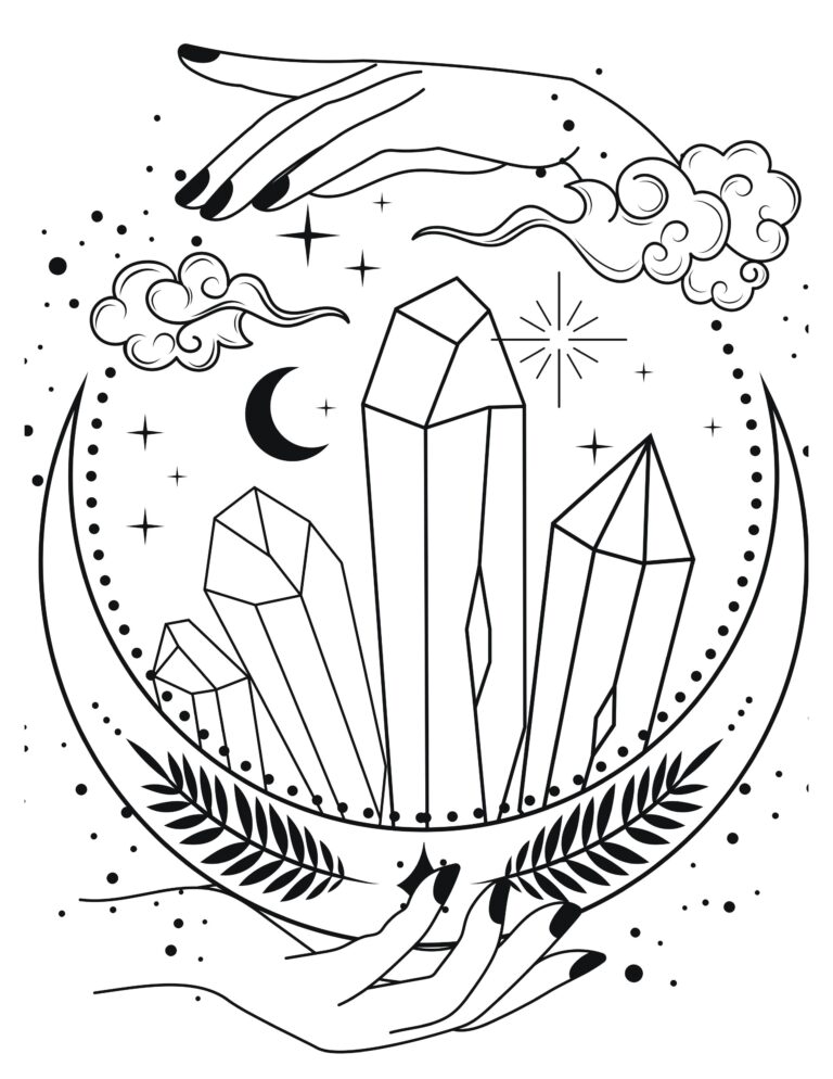 Tarot Magic Coloring Pages I Explore Mystical Worlds