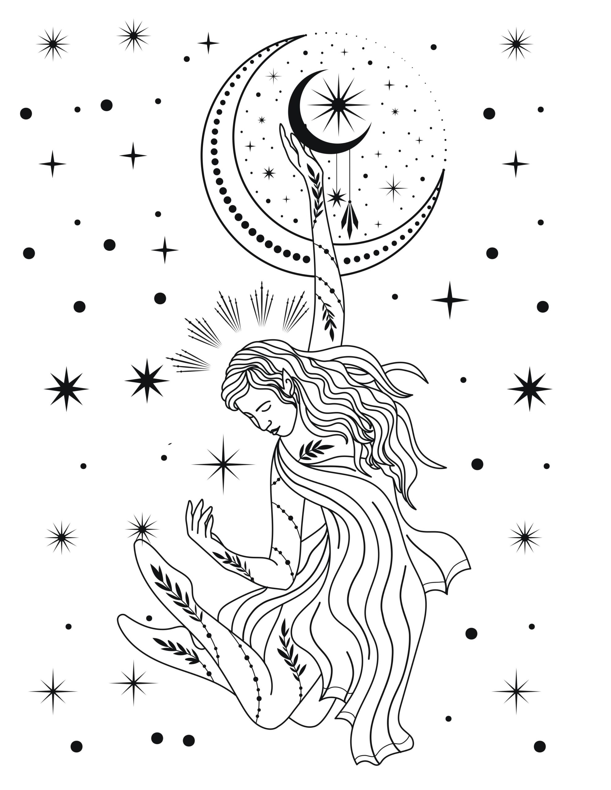 Tarot Magic Coloring Pages I Explore Mystical Worlds