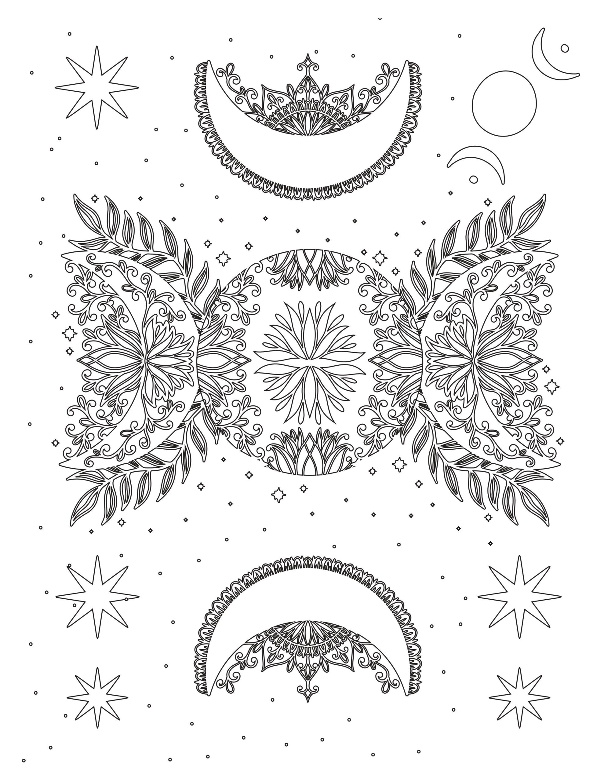 Tarot Magic Coloring Pages I Explore Mystical Worlds