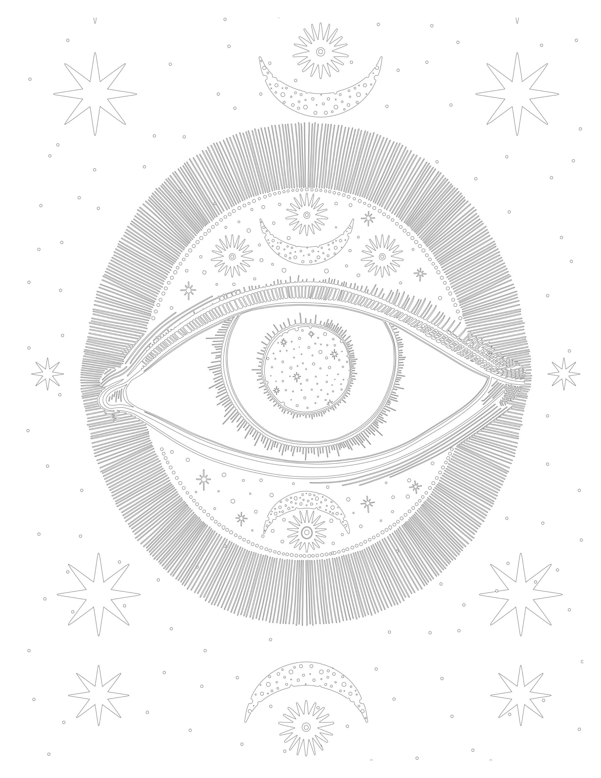 Tarot Magic Coloring Pages I Explore Mystical Worlds