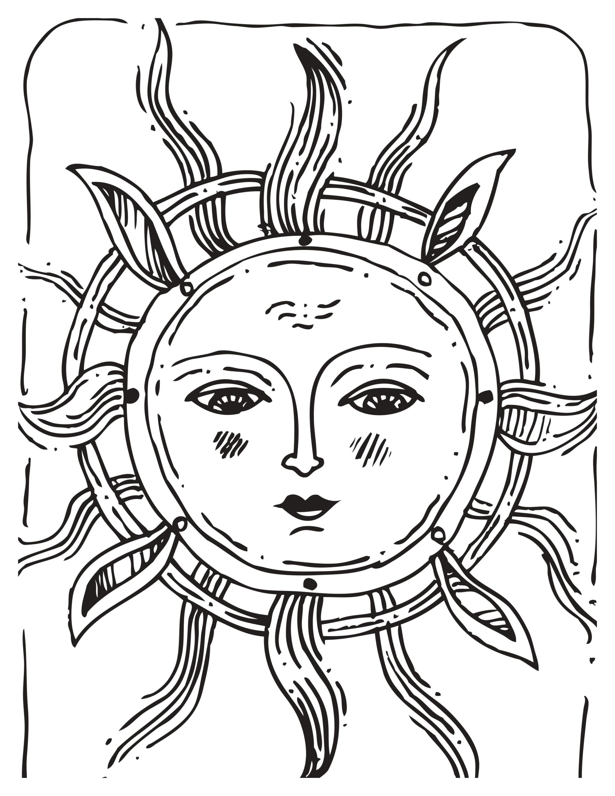 Tarot Magic Coloring Pages I Explore Mystical Worlds