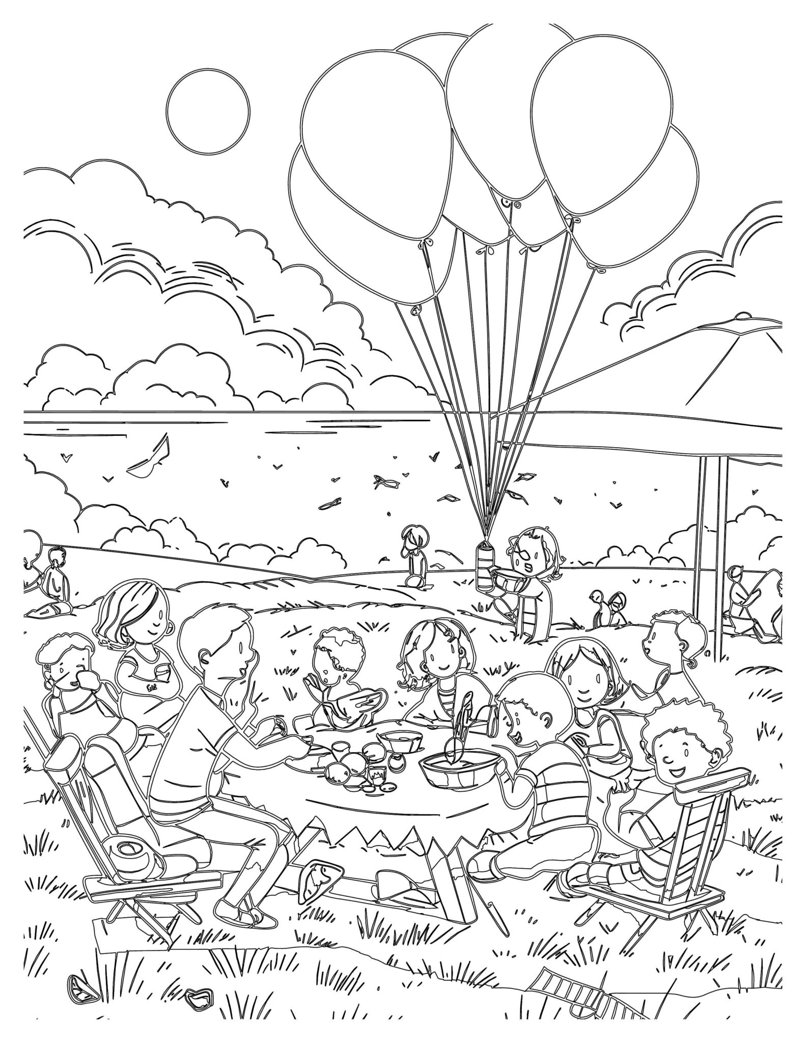 Fun In The Sun Coloring Pages: Brighten Your Day