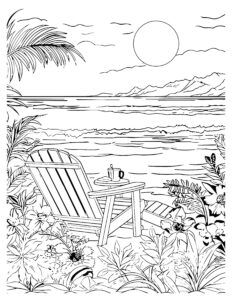 Fun In The Sun Coloring Pages: Brighten Your Day
