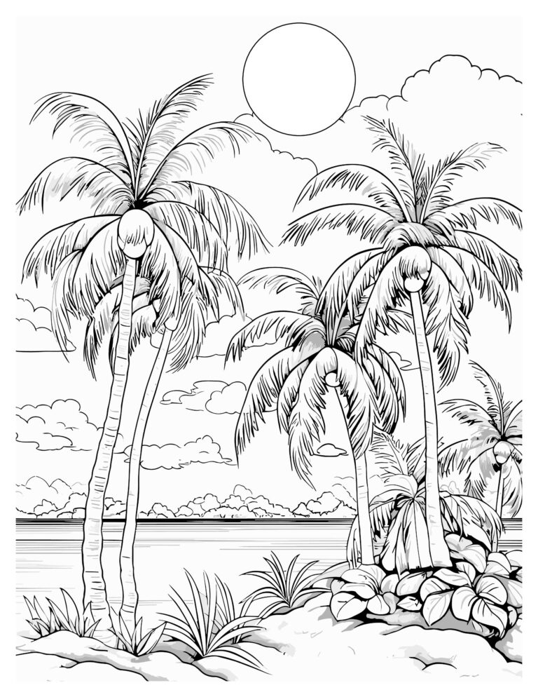 Fun In The Sun Coloring Pages: Brighten Your Day