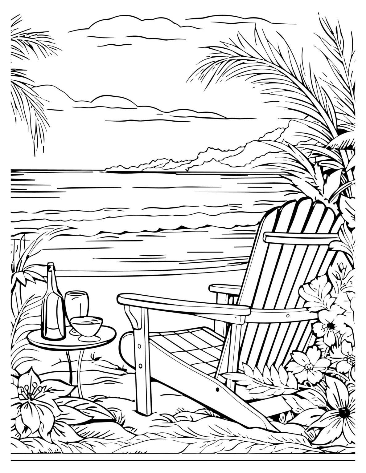Fun In The Sun Coloring Pages: Brighten Your Day