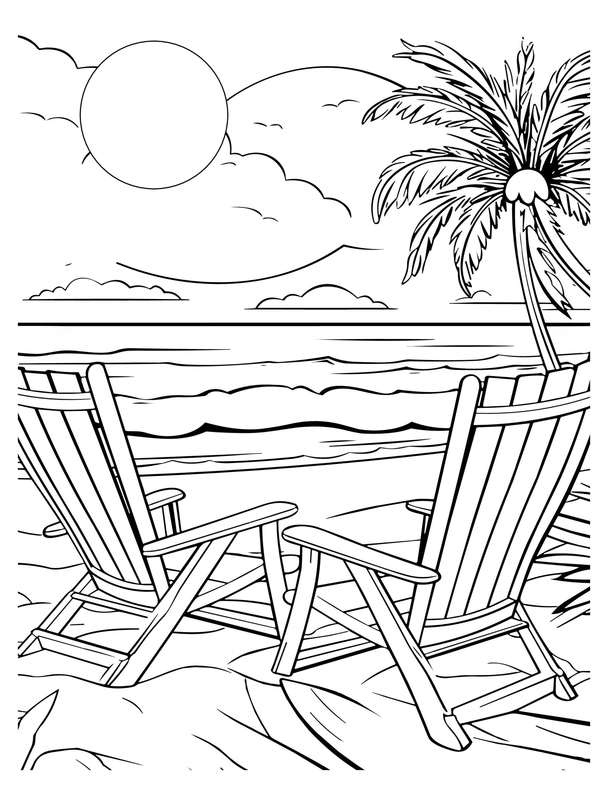 Fun In The Sun Coloring Pages: Brighten Your Day