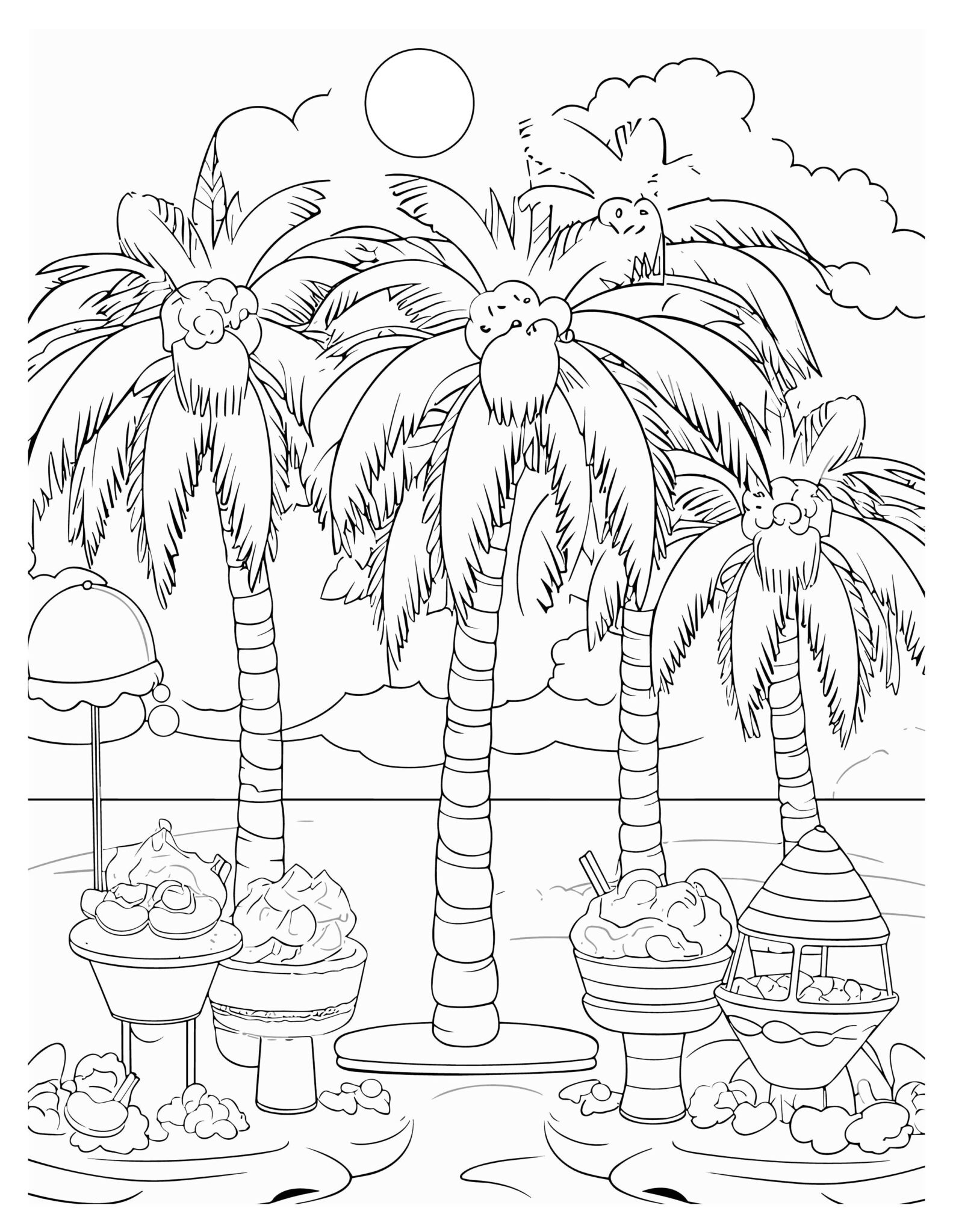 Fun In The Sun Coloring Pages: Brighten Your Day