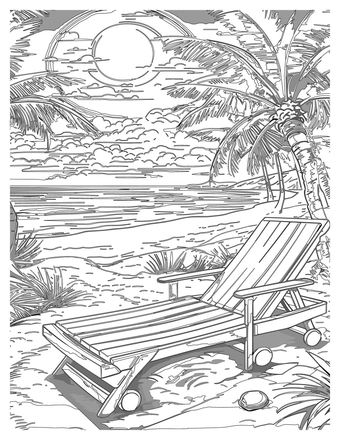 Fun In The Sun Coloring Pages: Brighten Your Day