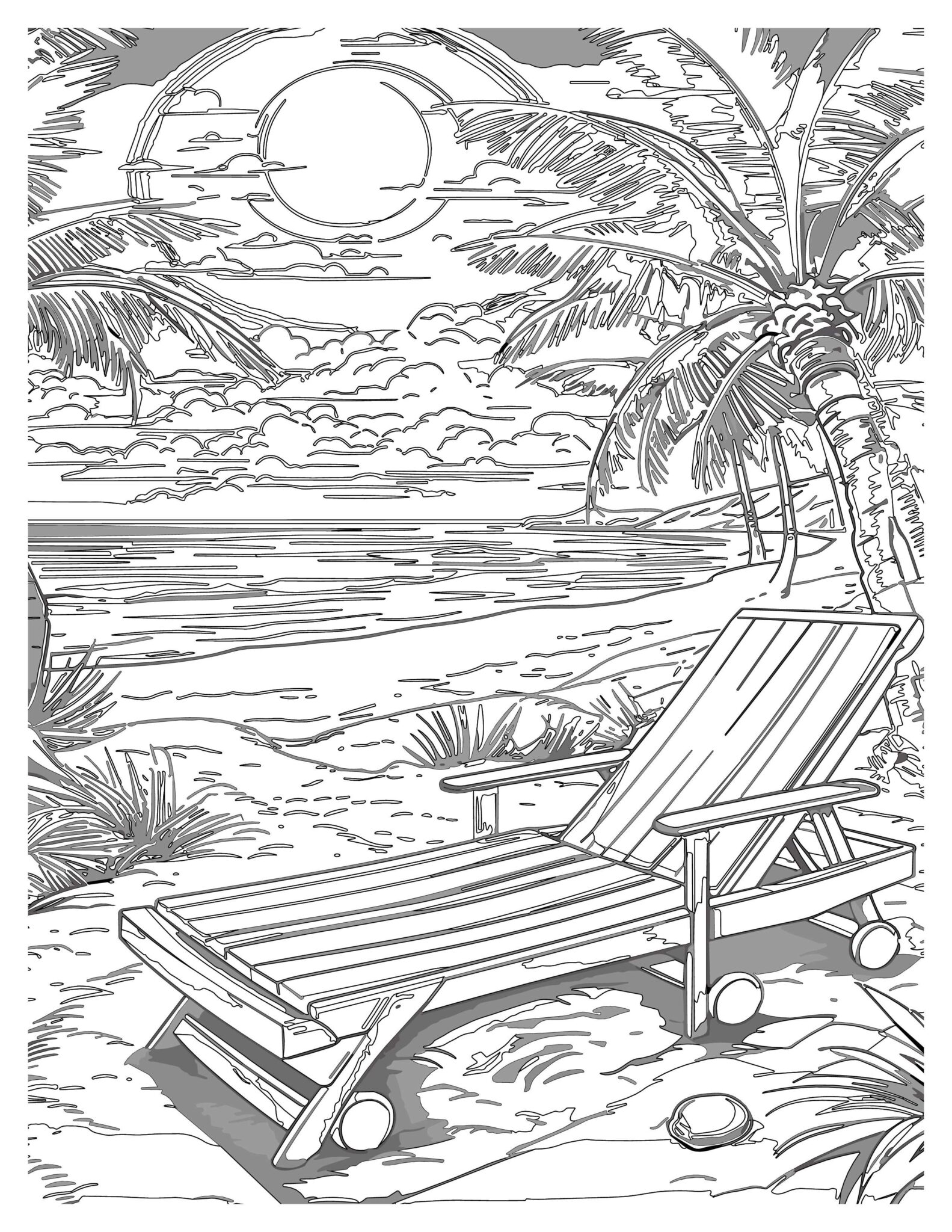 Fun In The Sun Coloring Pages: Brighten Your Day