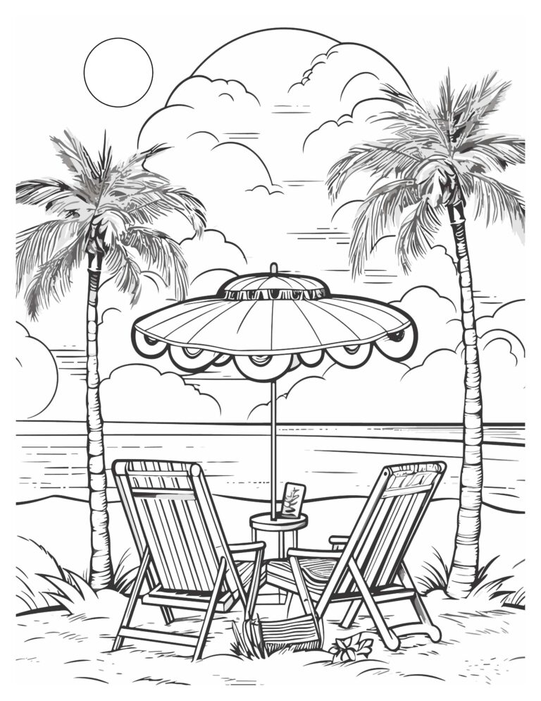Fun In The Sun Coloring Pages: Brighten Your Day