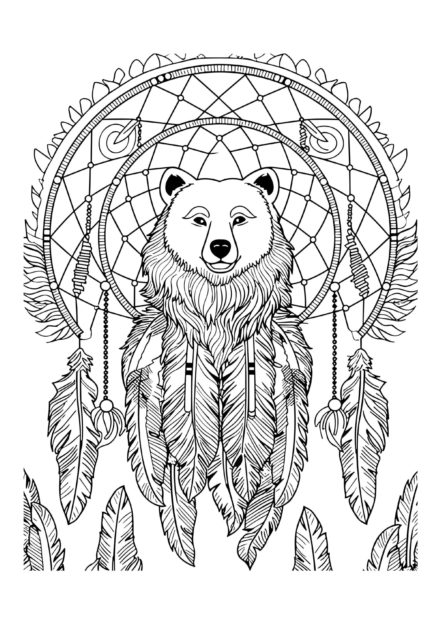 Dream Catcher Magic Coloring Pages I Capture Dreams in Color