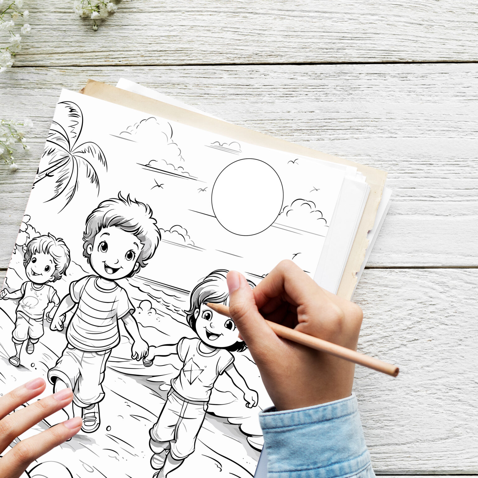 Fun In The Sun Coloring Pages: Brighten Your Day