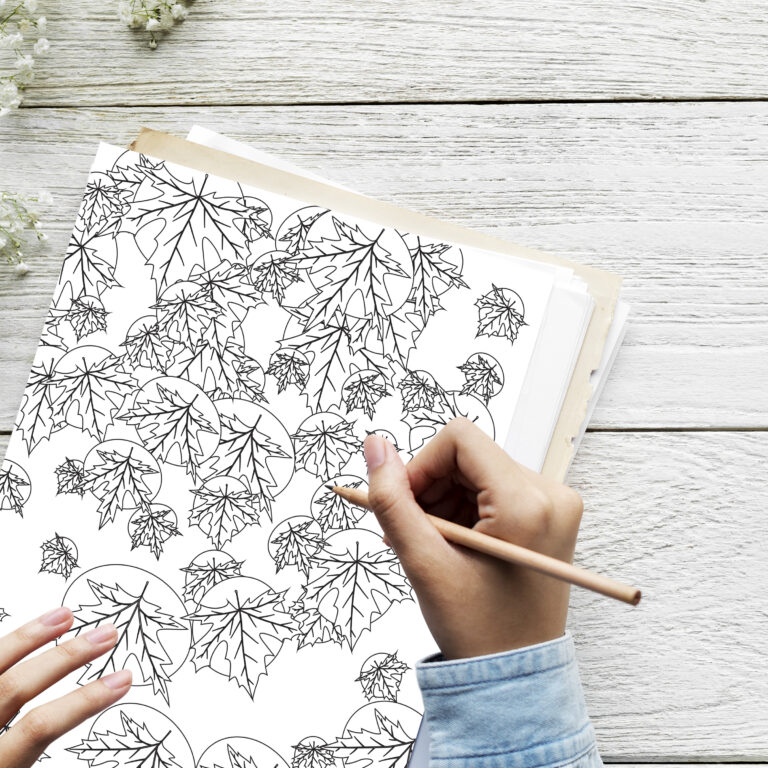 Falling Leaves Coloring Pages: Autumn Art For All Ages