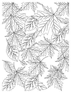 Falling Leaves Coloring Pages: Autumn Art For All Ages