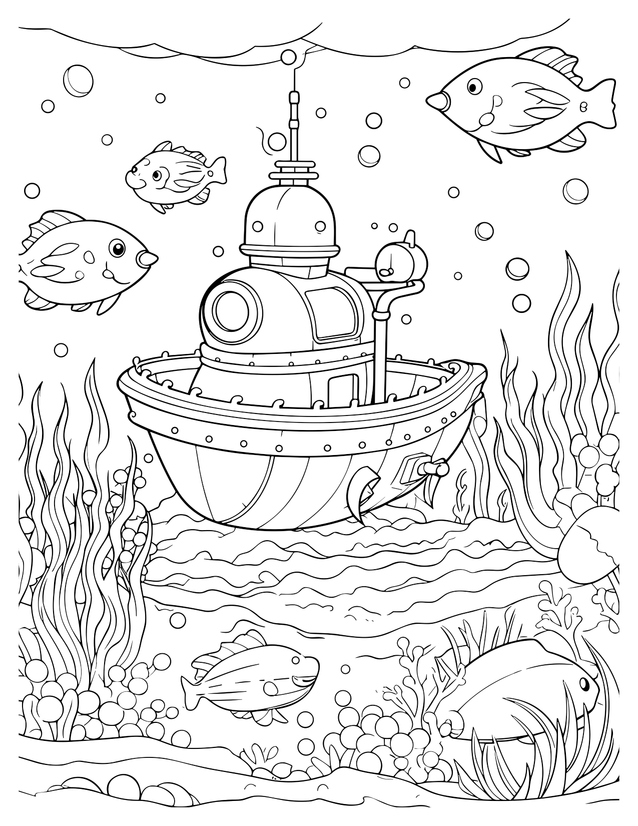 Majestic Underwater Kingdom Coloring Pages I Discover Serenity