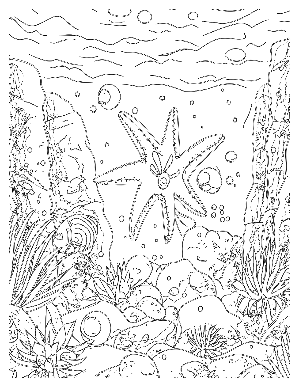 Majestic Underwater Kingdom Coloring Pages I Discover Serenity