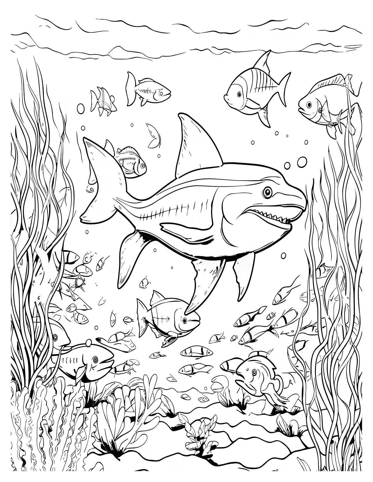 Majestic Underwater Kingdom Coloring Pages I Discover Serenity