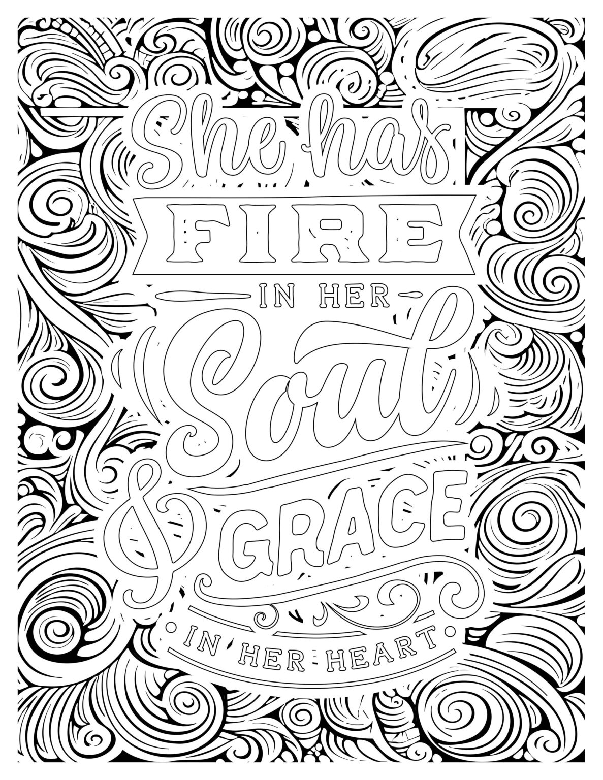 Inspirational Bible Verse Coloring Pages: Encouraging Designs